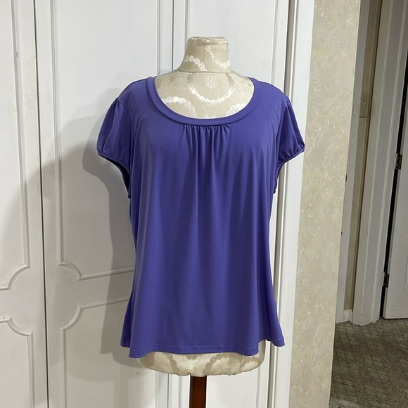 Worthington | Tops | Purple Knit Top | Poshmark